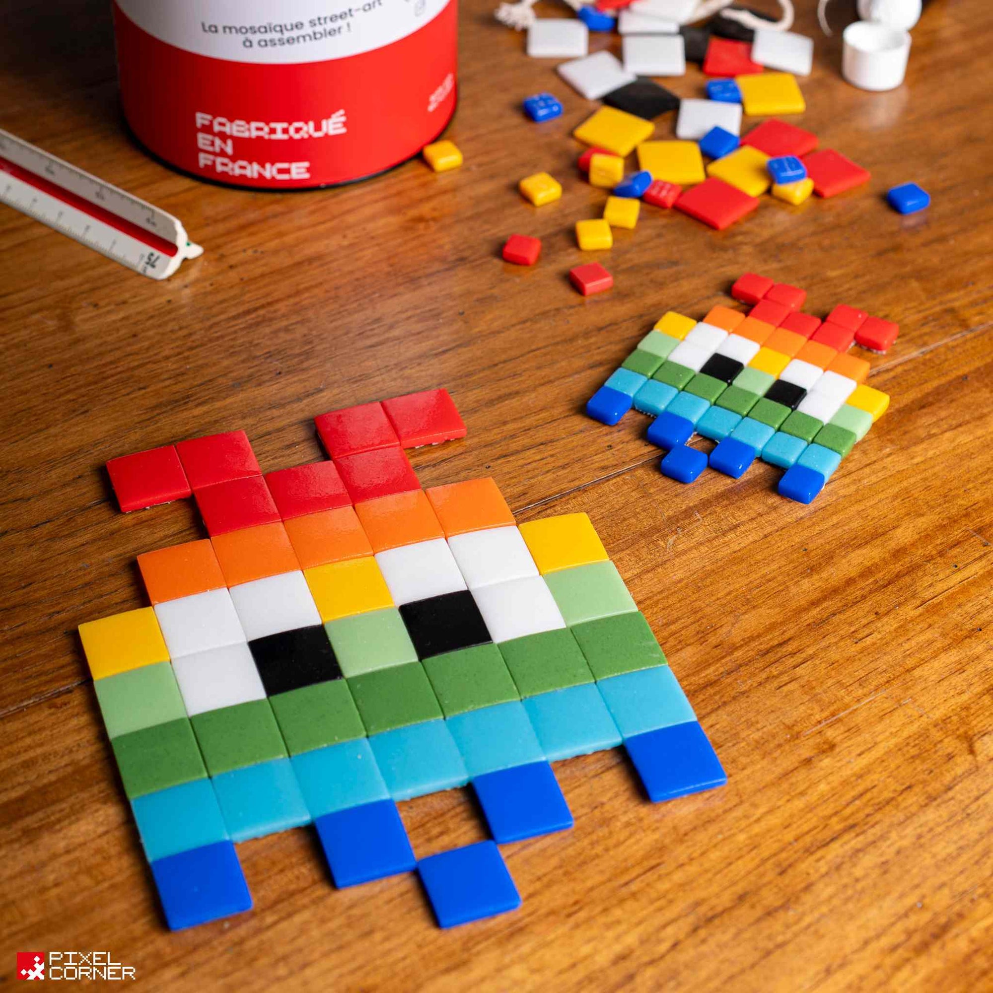 Pixel Art Kit "Rainbow Gloom" - Creative Mosaic #1