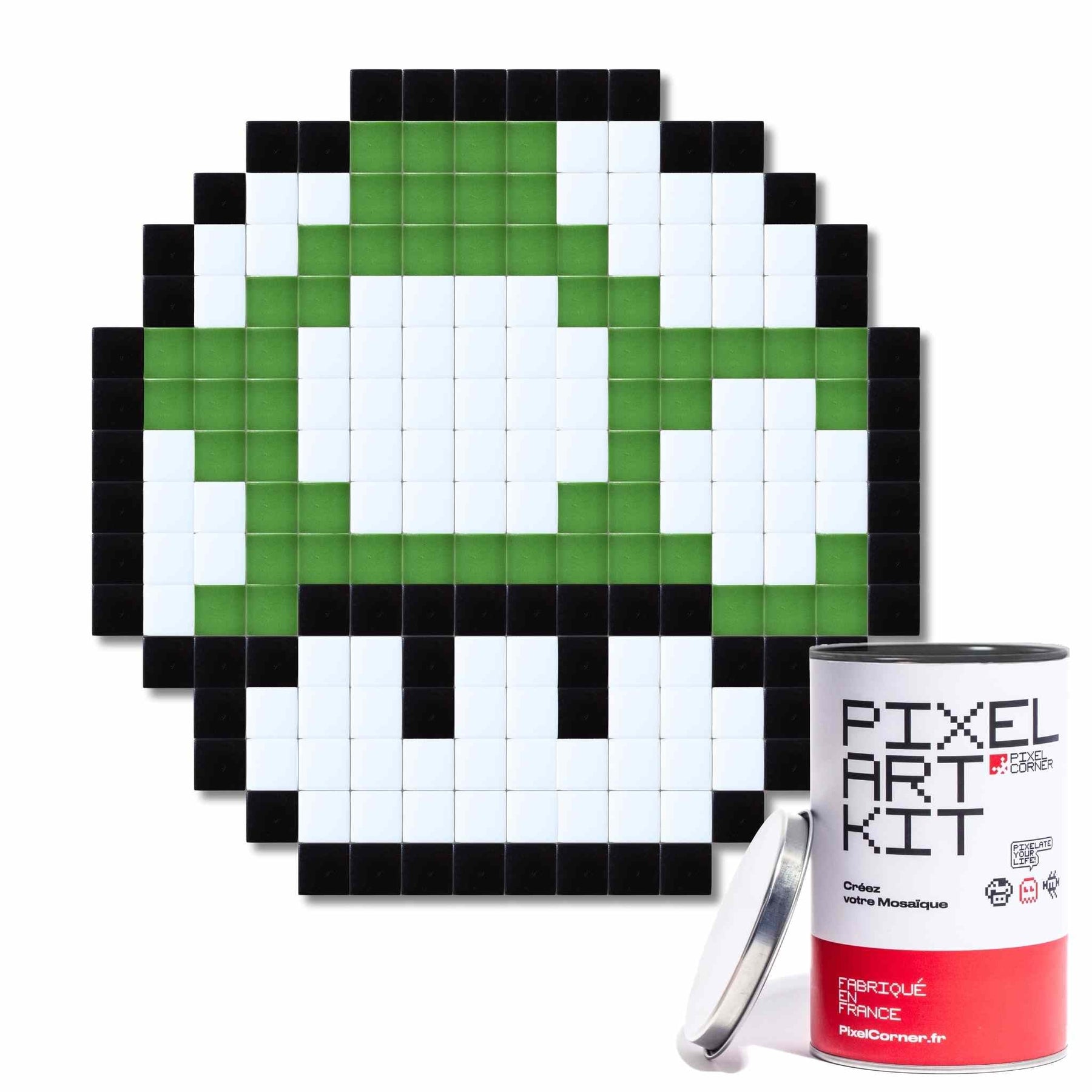 Pixel Art Kit "Big Shroom(s)" - La Mosaïque Créative #DIY