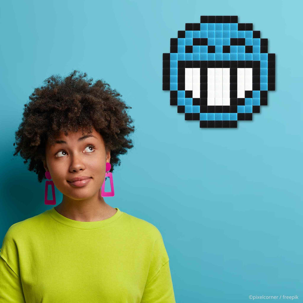 Pixel Art Kit "The Moji(s)" - DIY Glass Mosaic