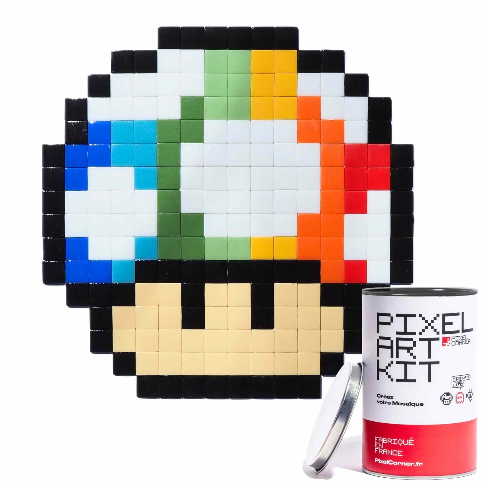 Pixel Art Kit "Big Shroom(s)" - La Mosaïque Créative #DIY