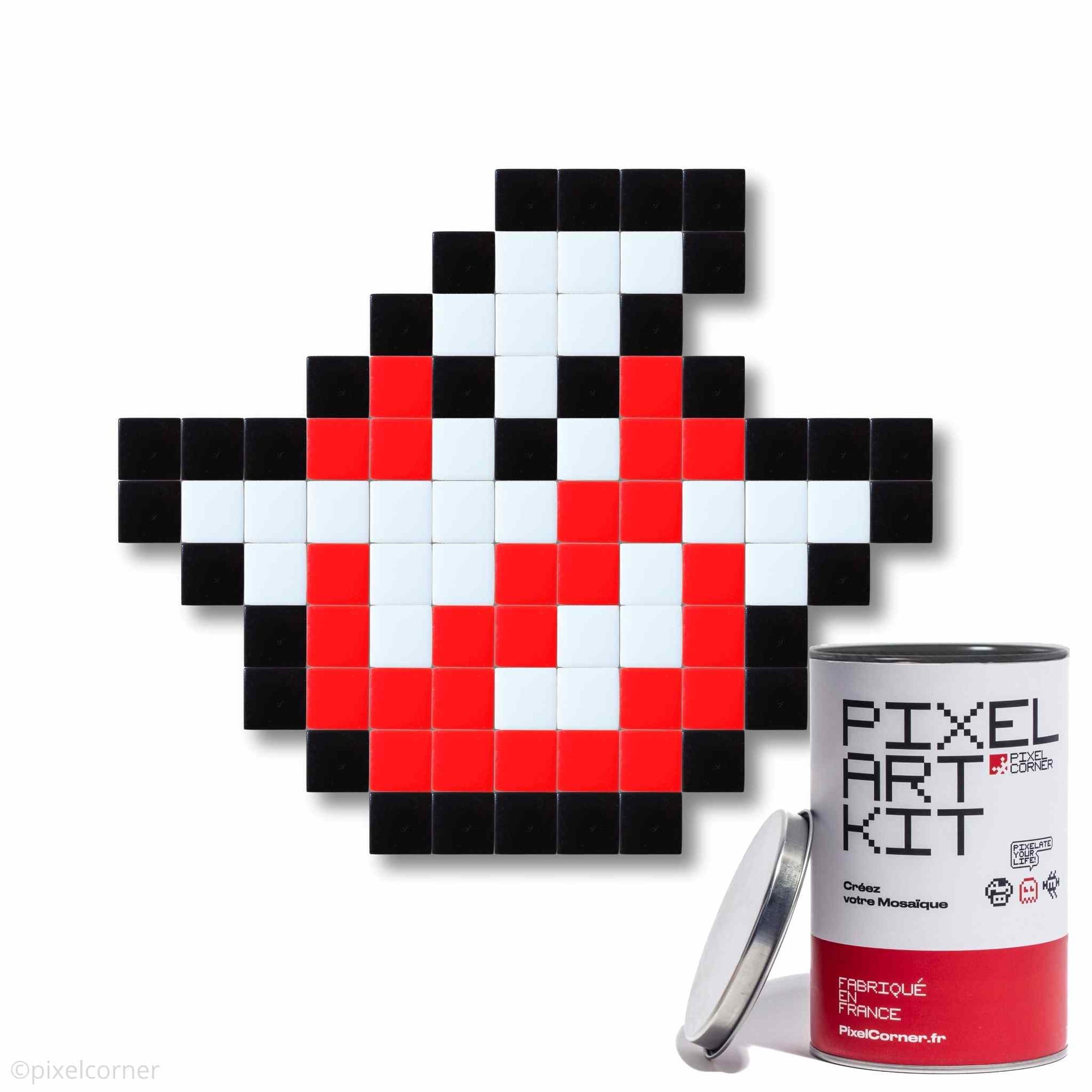 Pixel Art Kit "Ghostbusted" - Logo Chasseurs Fantômes | Pixel Corner