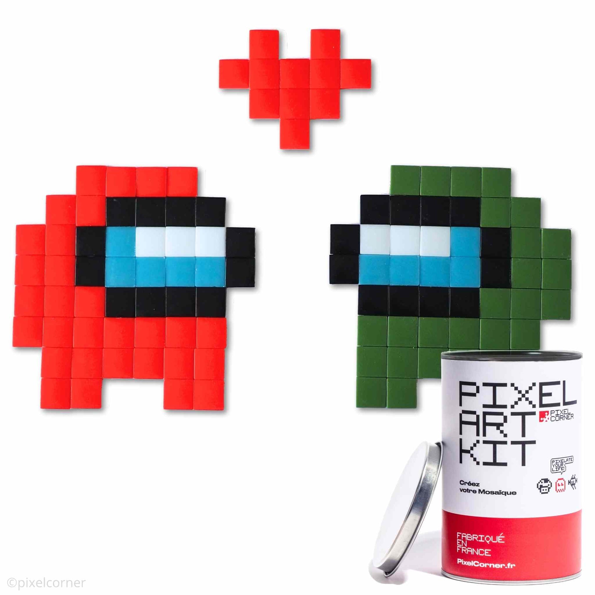 Pixel Art Kit "Love Among Us" - The Artistic Mosaic #DIY