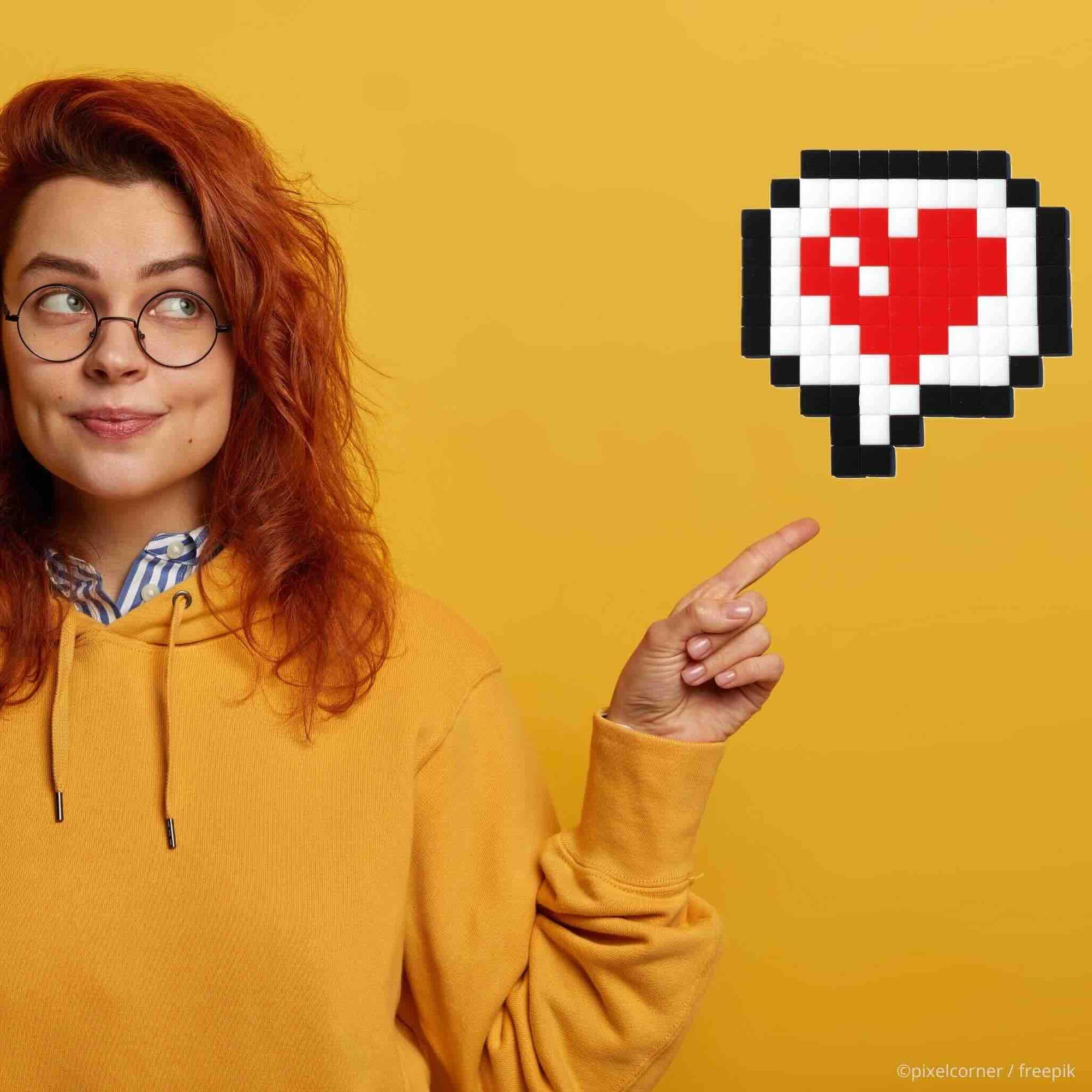 Pixel Art Kit "Love Message" - La Mosaïque Déco DIY en Verre