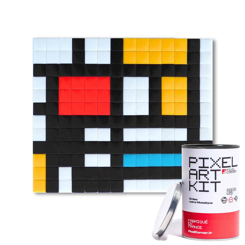 Pixel Art Kit "My Drian" - Recréez l’art abstrait de Mondrian en mosaïque