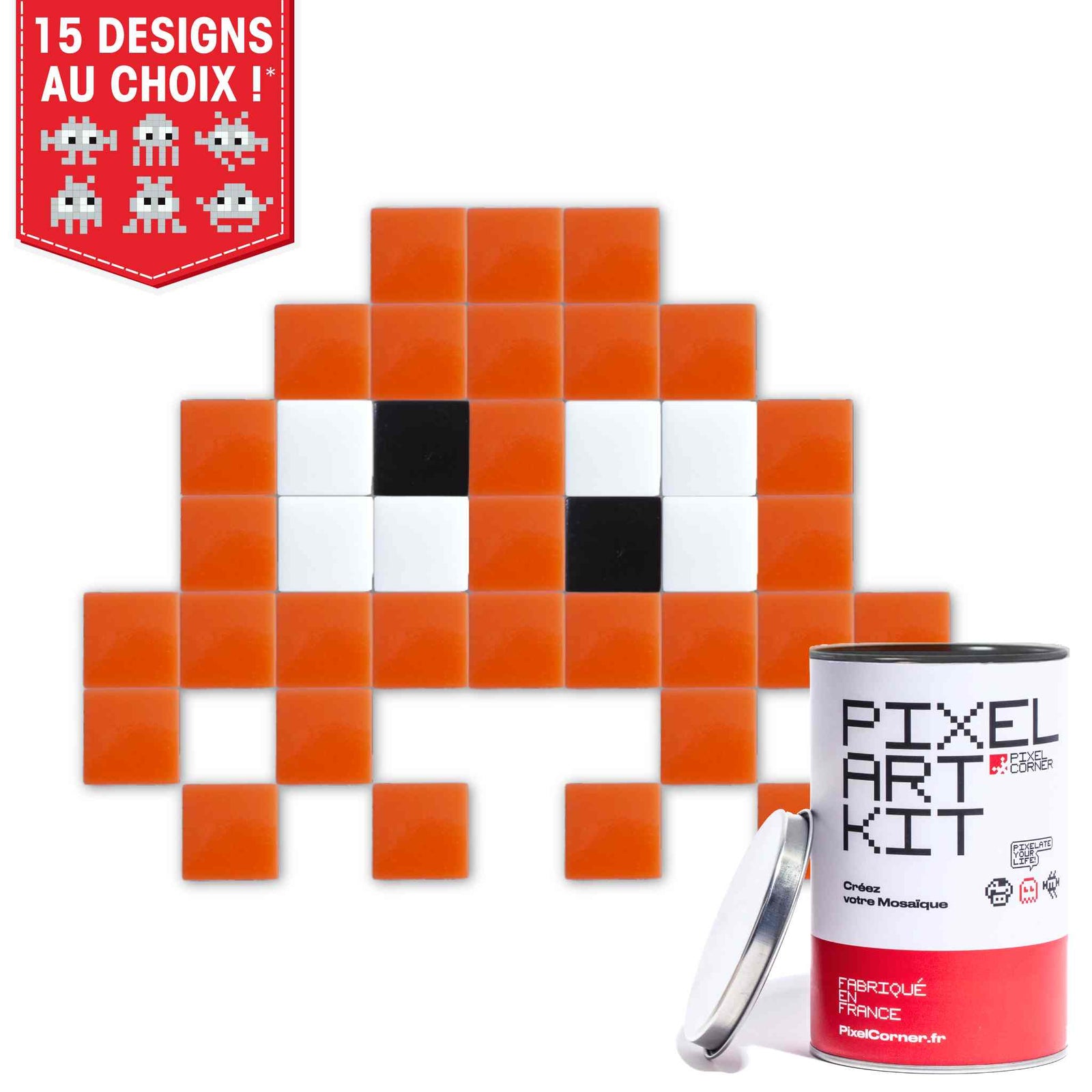 Pixel Art Kit "Little Alien(s)" - La Mosaïque Street Art #DIY