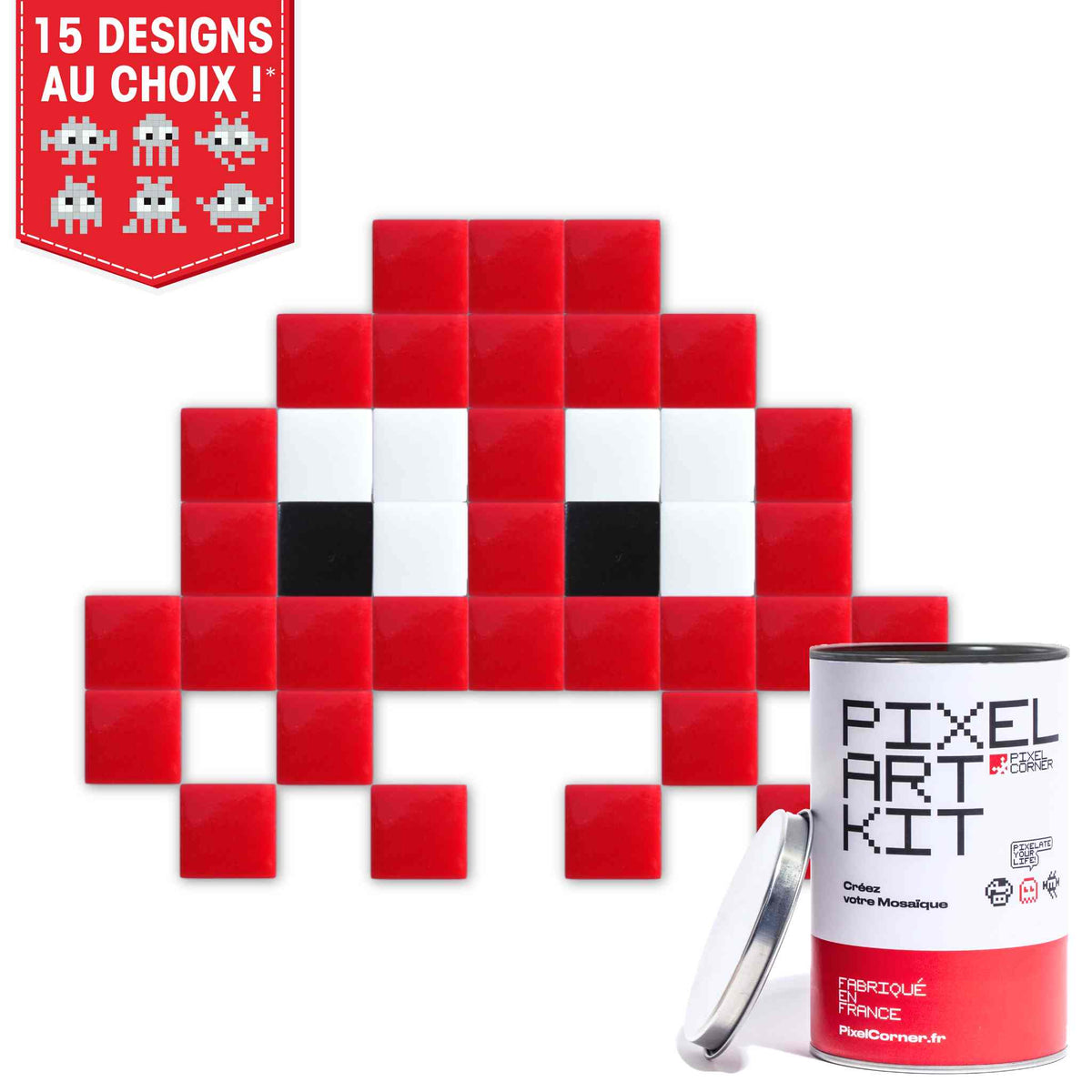 Pixel Art Kit "Little Alien(s)" - Mosaïque Gaming Street Art DIY