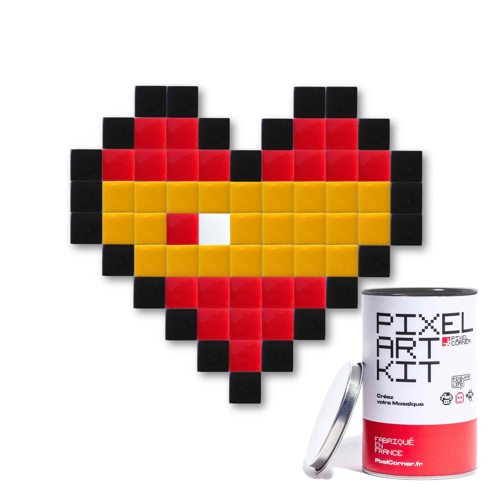 Pixel Art Kit "Nation Luv" - Street Art Mosaic #1