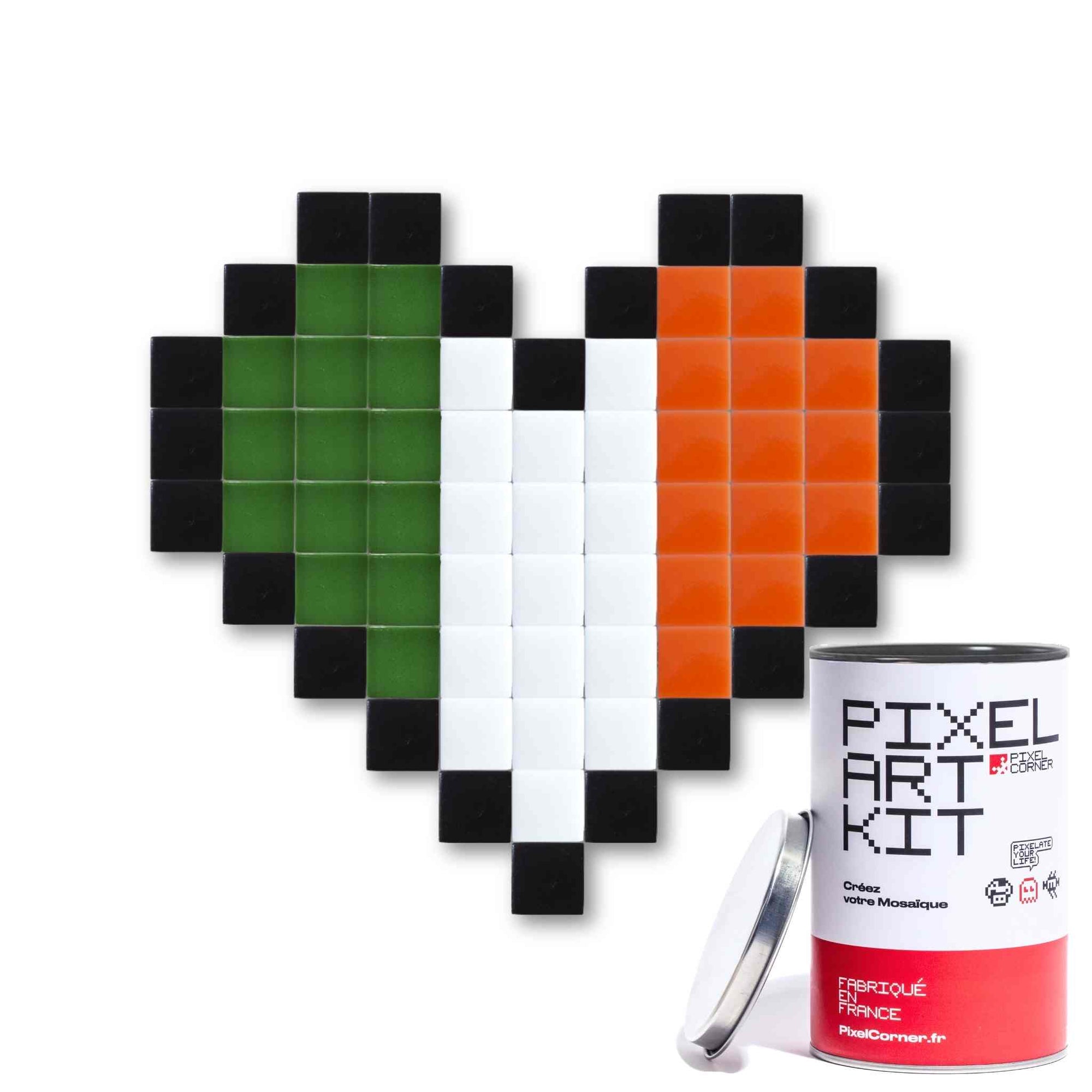 Pixel Art Kit "Nation Luv" - Street Art Mosaic #1