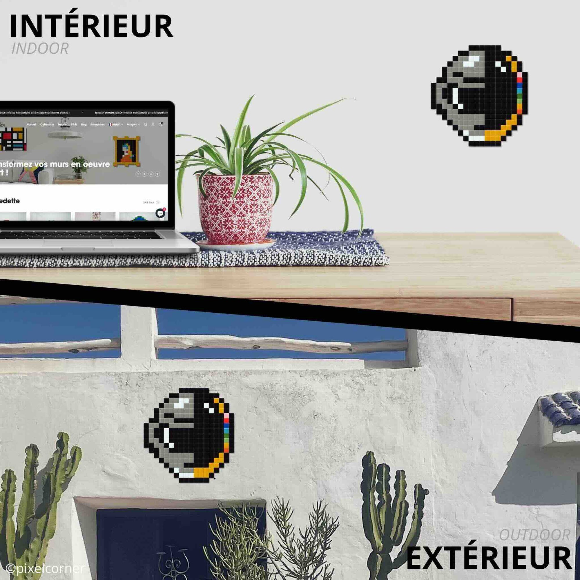 Pixel Art Kit "Paft Dunk" - La Mosaïque Artistique #DIY