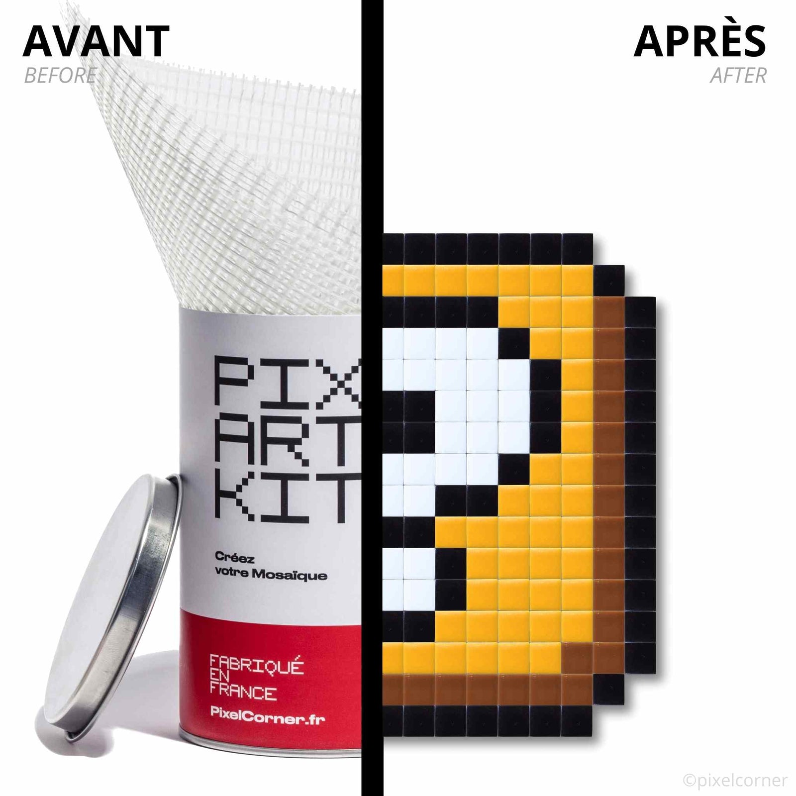 Pixel Art Kit "Q-Block" - La Mosaïque Street Art #1