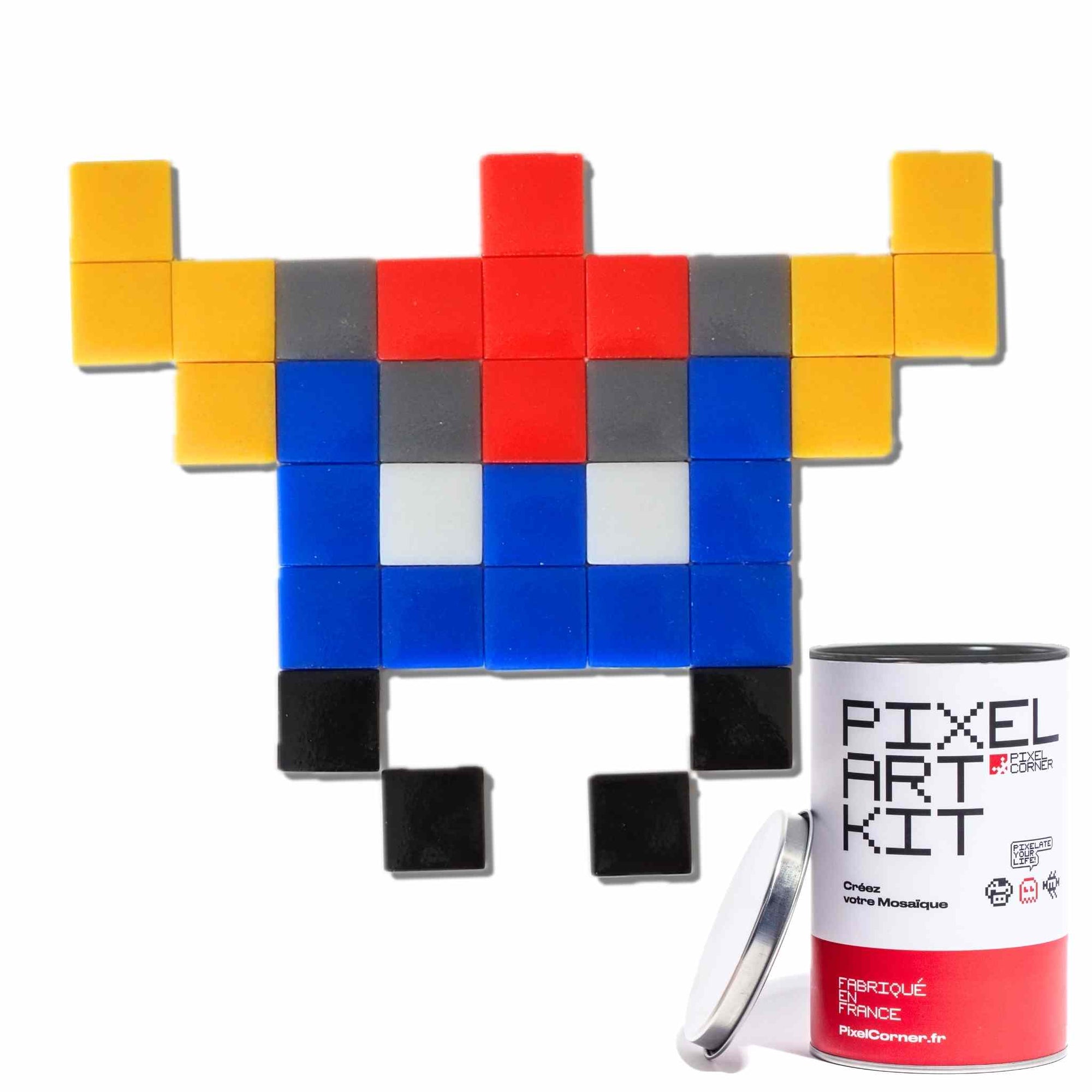 Pixel Art Kit "Space Mazinger" - Robot Manga Mosaïque Street Art DIY