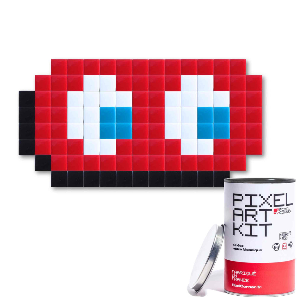 Pixel Art Kit "The Eyes" - Street Art Mosaic #1