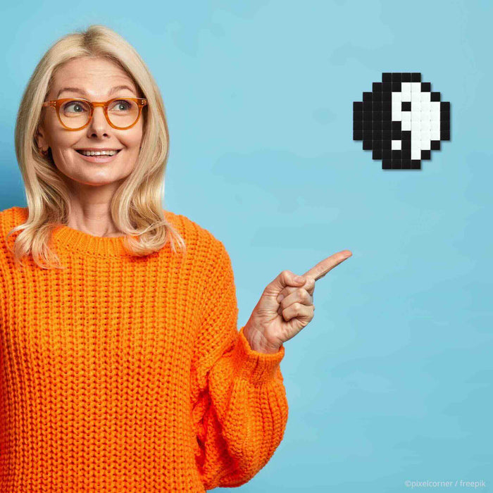 Pixel Art Kit "Yang Ying" - L'harmonie du Yin et du Yang en pixels
